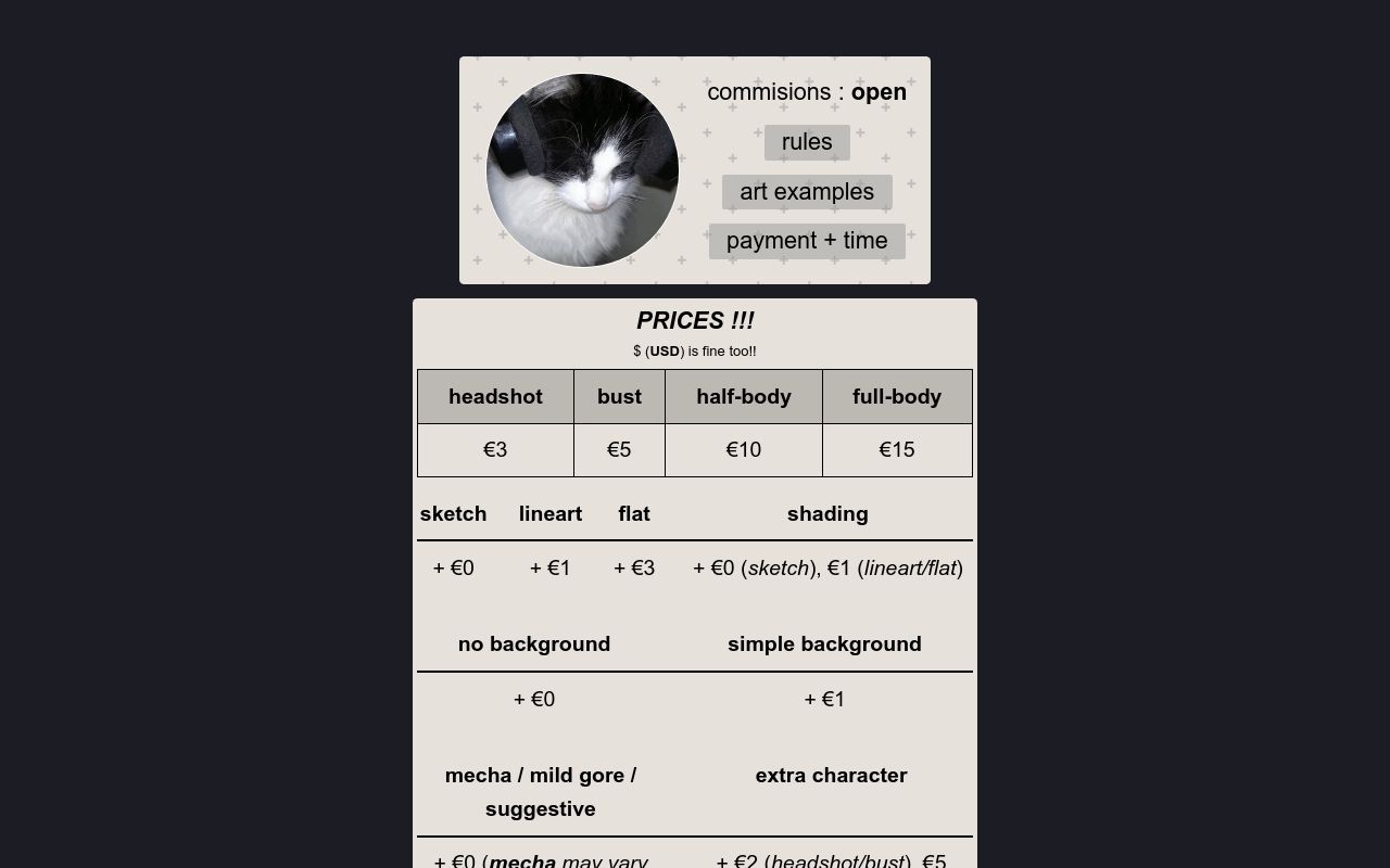 rayne art commisions